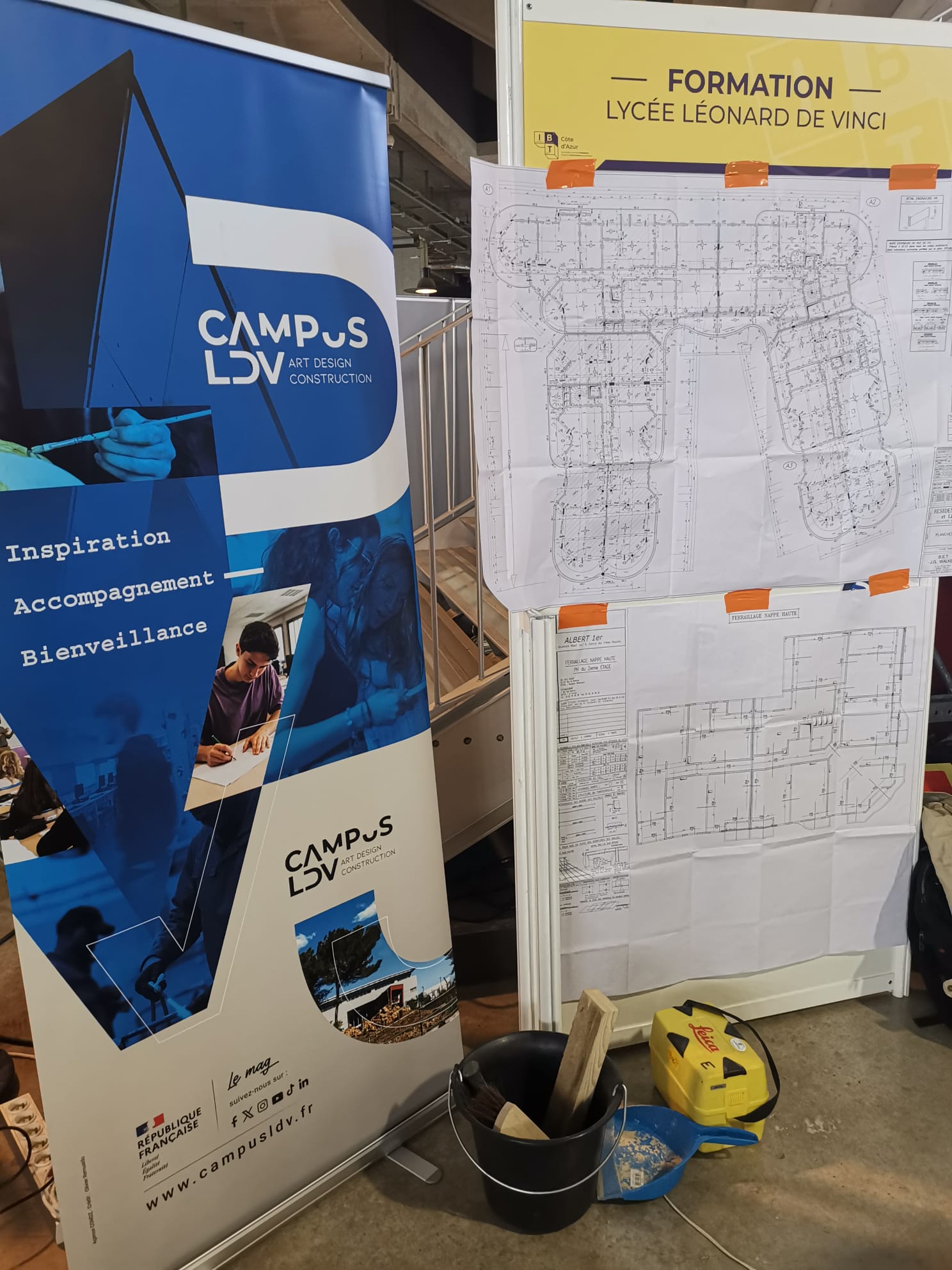 Participation au salon IBT Côte d'Azur - Campus Léonard de Vinci